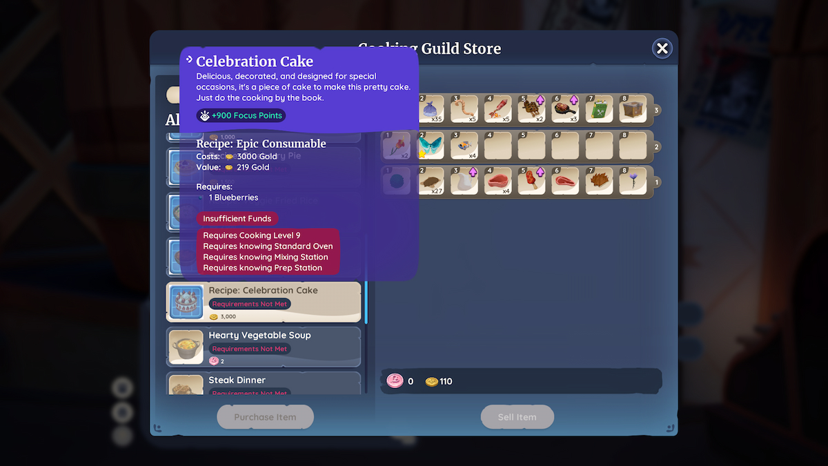 Palia: Alle Handwerksrezepte